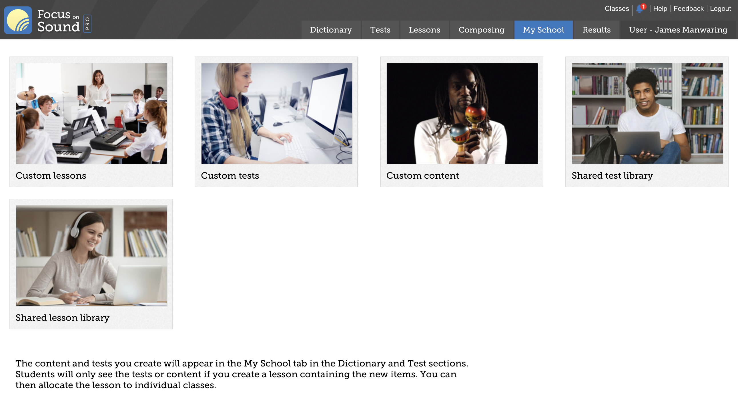 Lessons in Focus on Sound - Manwaring Music Education Blog